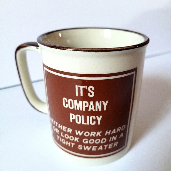 Vintage | Dining | Vintage Inappropriate Work Place Culture Coffee ...